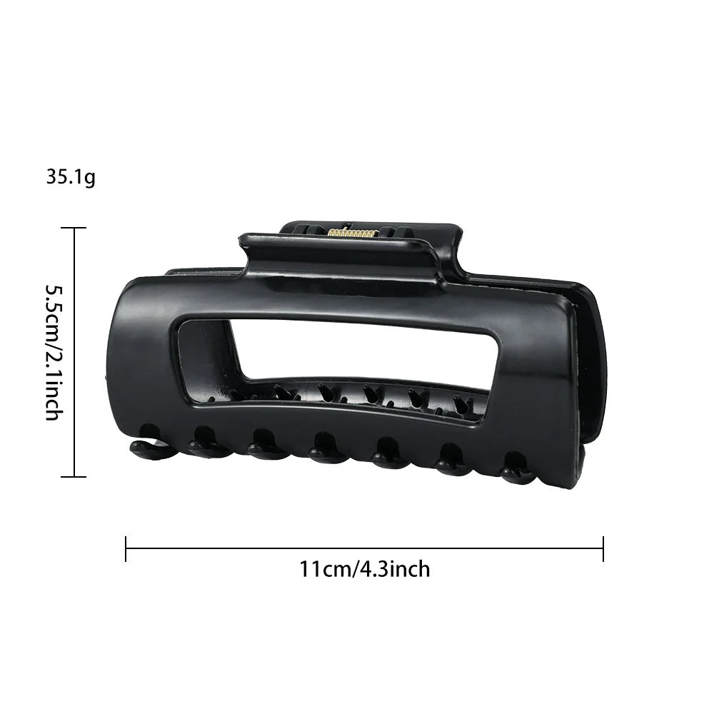 Silicone Flexible Hair Claw Clips – Nonslip Bendable Grip for All Hair ...